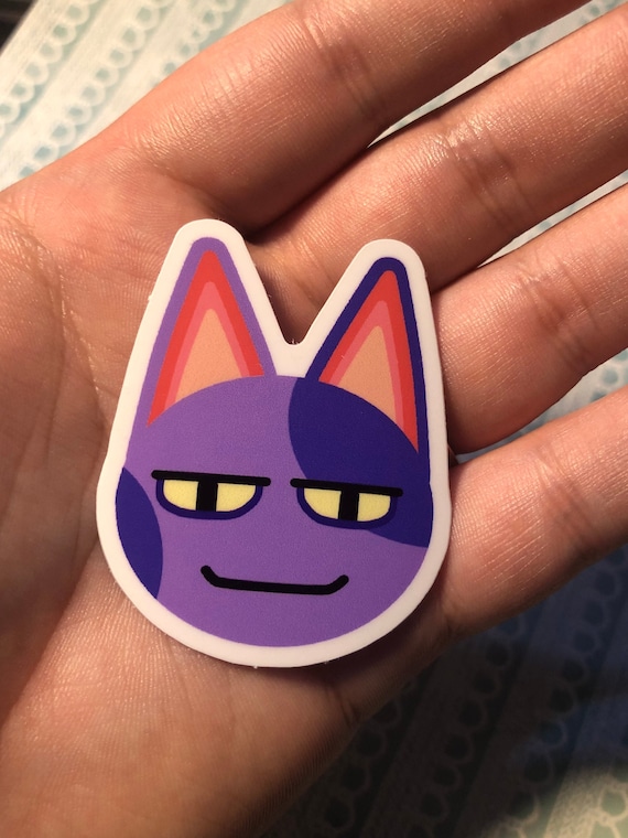Bob Animal Crossing Inspired Purple Cat Villager 2 Vinyl | Etsy