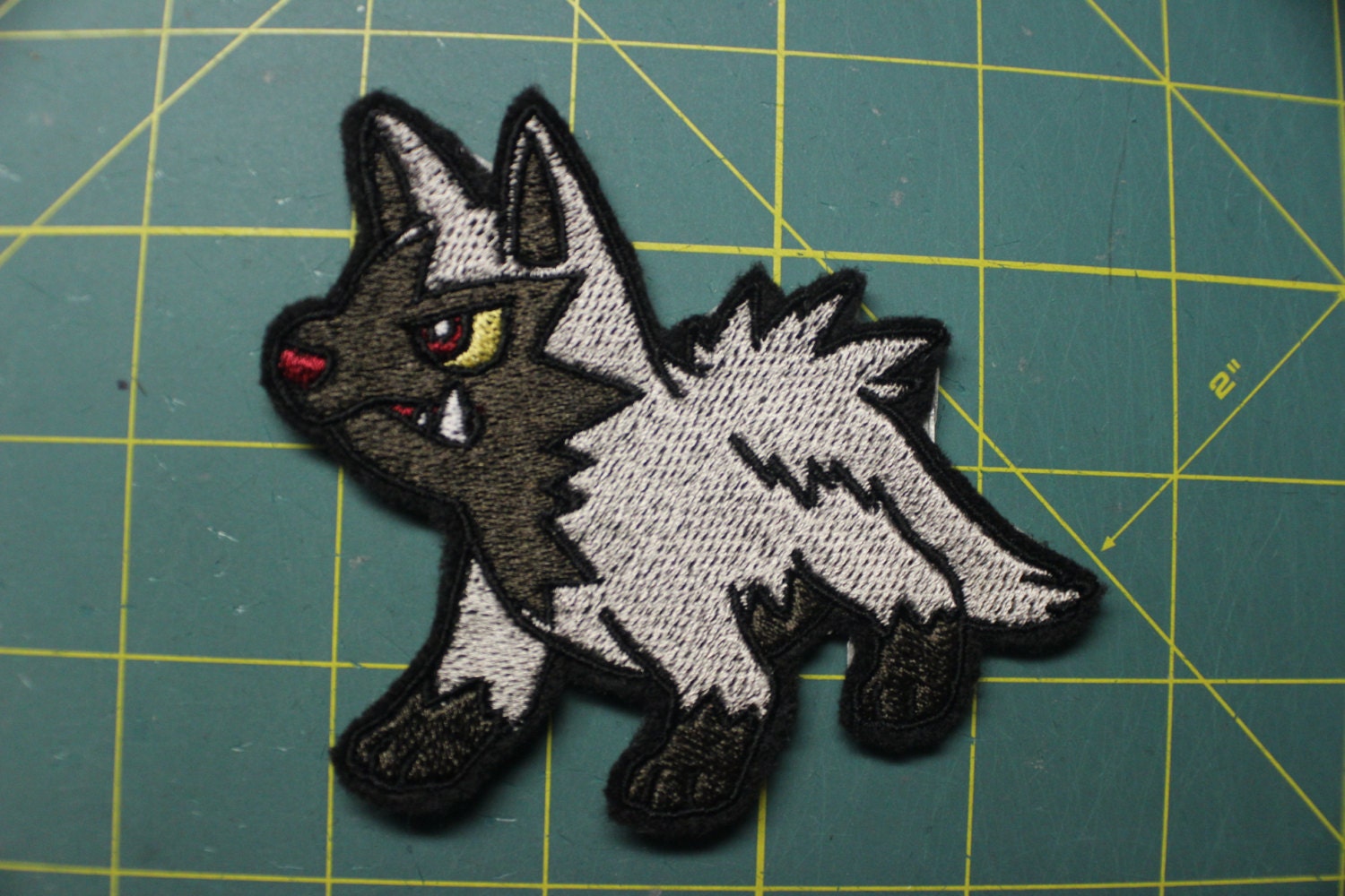 Pokemon Poochyena Inspired 4 Dog Hyena Iron-on Patch | Etsy