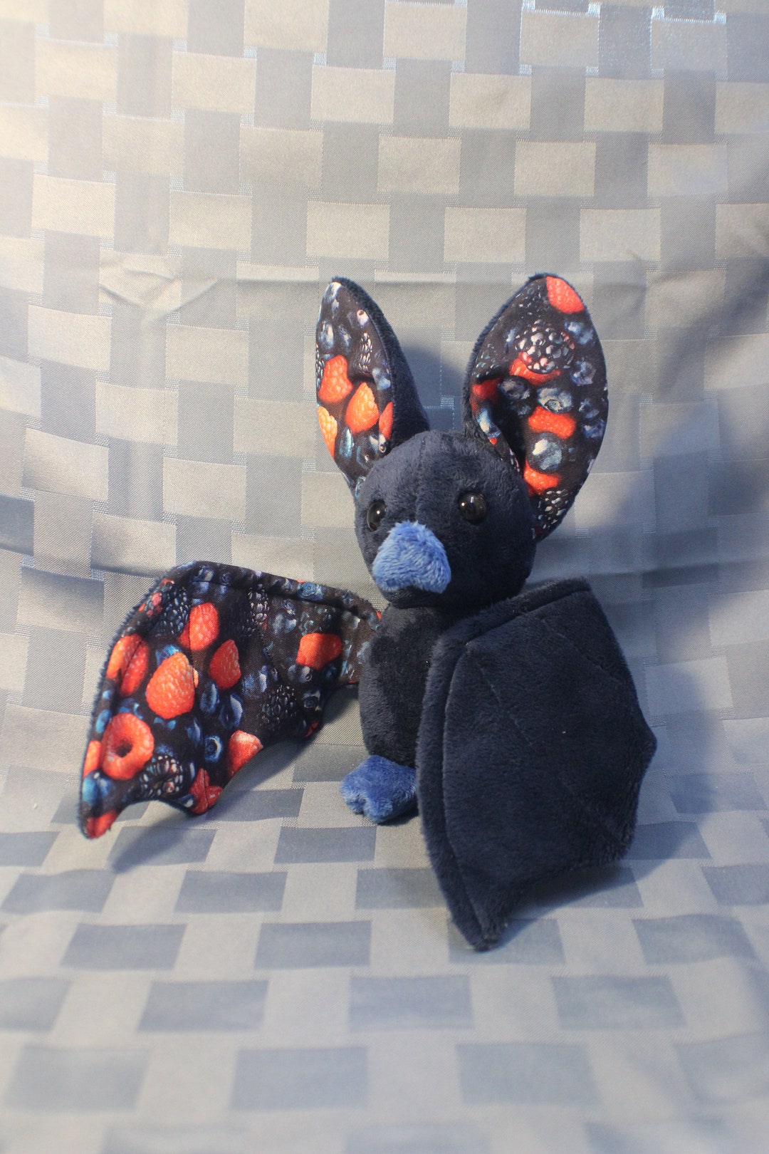 9” Mixed Berry Blackberry Raspberry Blueberry Navy Fruit Bat Handmade ...