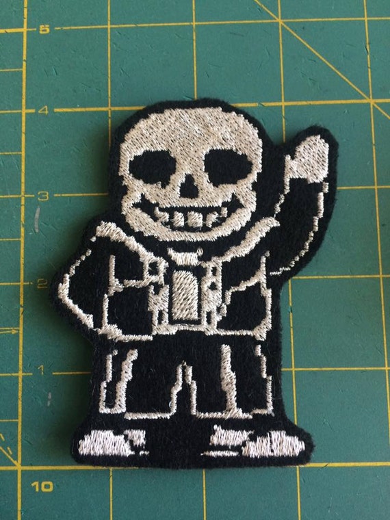 Undertale Sans Inspired 4 Skeleton Iron-on Patch | Etsy UK