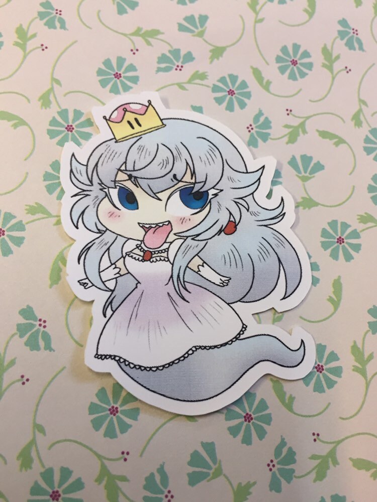 Booette Cute Chibi Bowser Princess Super Crown Boosette Meme | Etsy