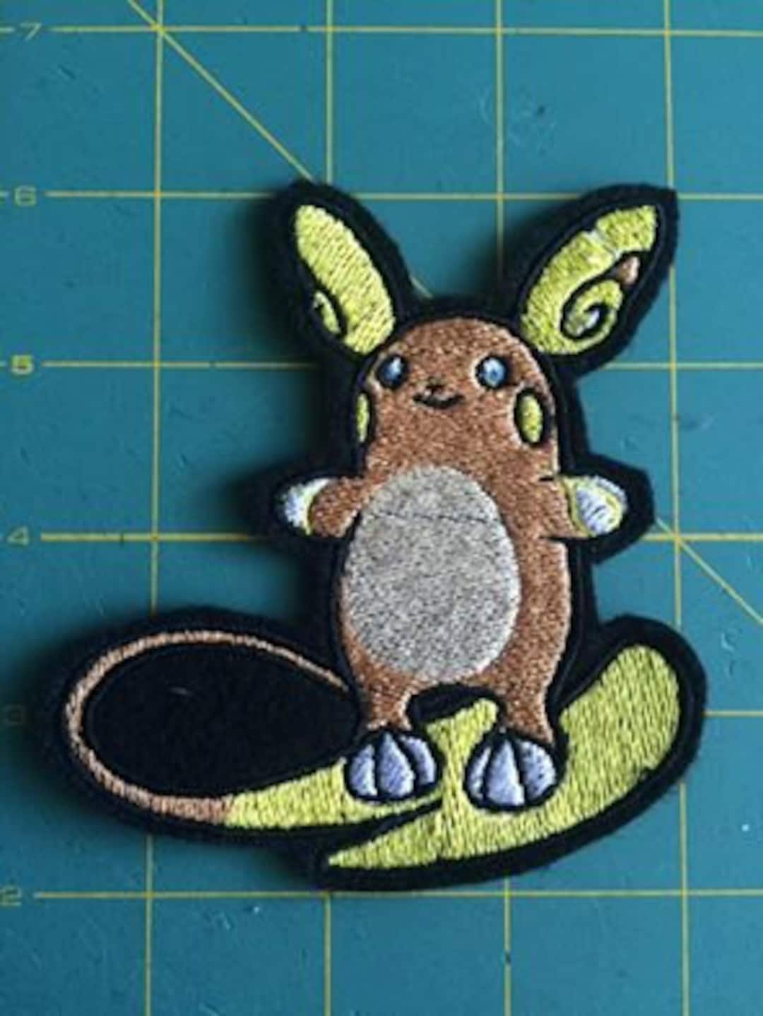 Alolan Raichu Pokemon Inspired 4" Iron-on Patch - Etsy