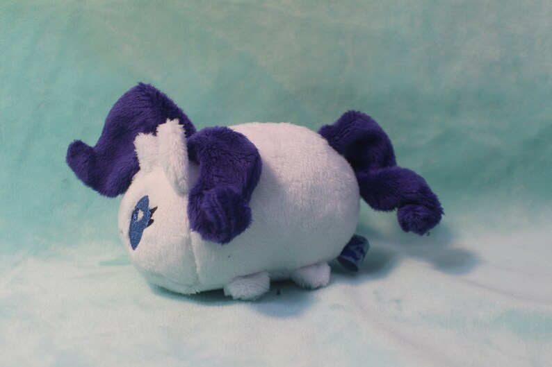4 Loaf Rarity My Little Pony Unicorn Chibi Handmade Stacking - Etsy