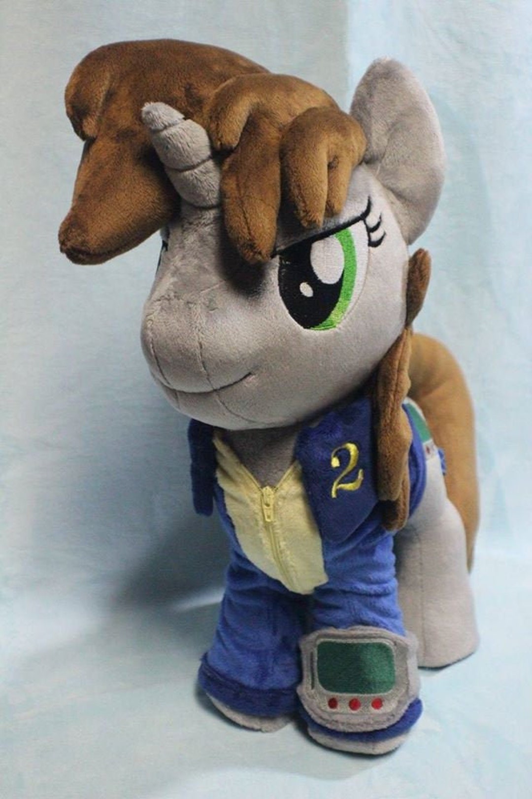 16" Littlepip My Little Pony Inspired Mlp Handmade Plush Plushie ...