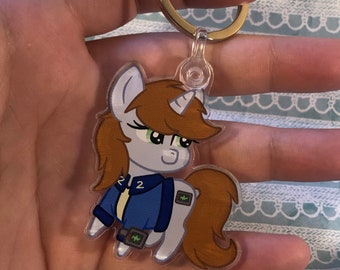 Sunset Shimmer MLP Pony 2 Acrylic Charm Keychain | Etsy