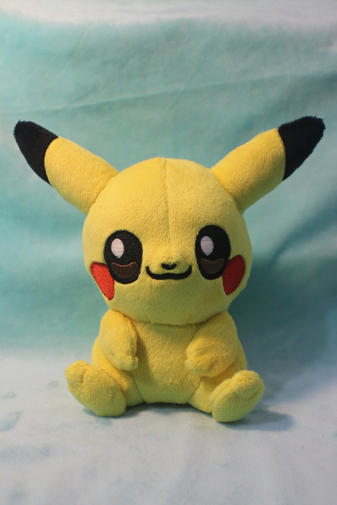 6" Sitting Chibi Pikachu Inspired Pokedoll Handmade Plush Plushie Made ...
