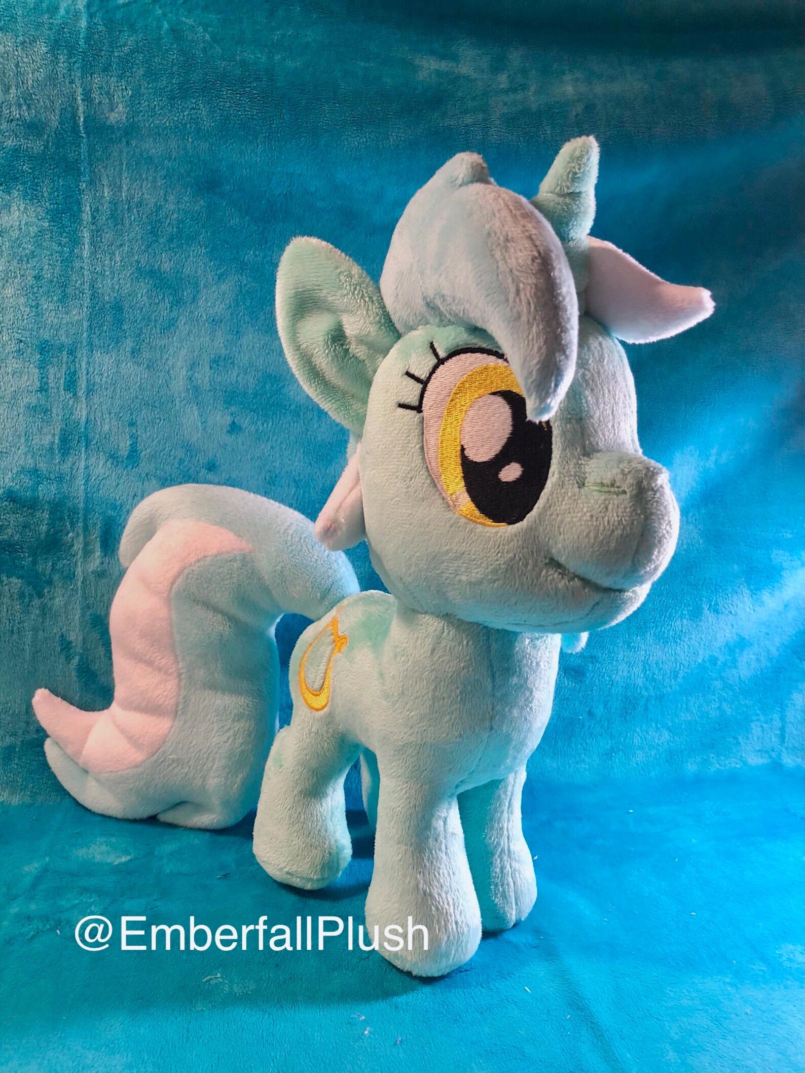 12" Lyra My Little Pony Inspired Mlp Handmade Plush Plushie MADE TO ...