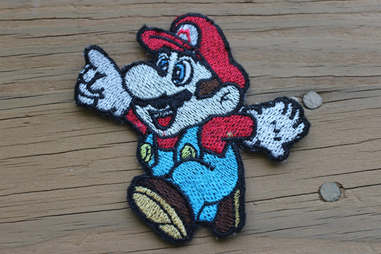Super Mario iron-on patch | Etsy