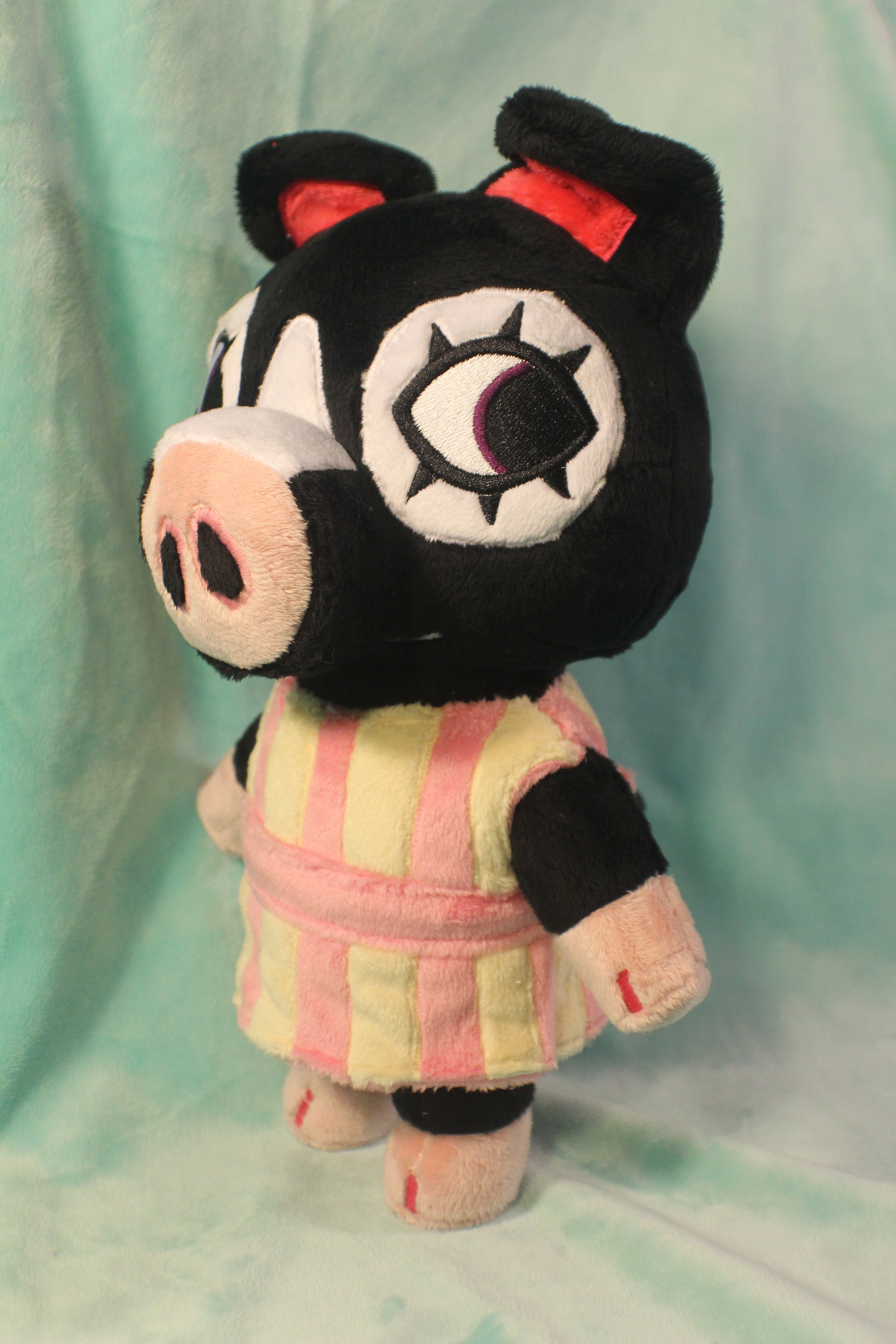 12 Agnes Animal Crossing inspired pig handmade plushie | Etsy