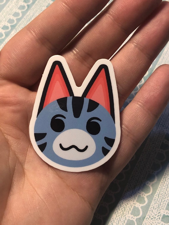 Lolly Animal Crossing inspired grey tabby cat villager 2 | Etsy