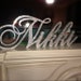 Swarovski Crystal Name Sign, Your First or last Name up to FOUR LETTERS ...
