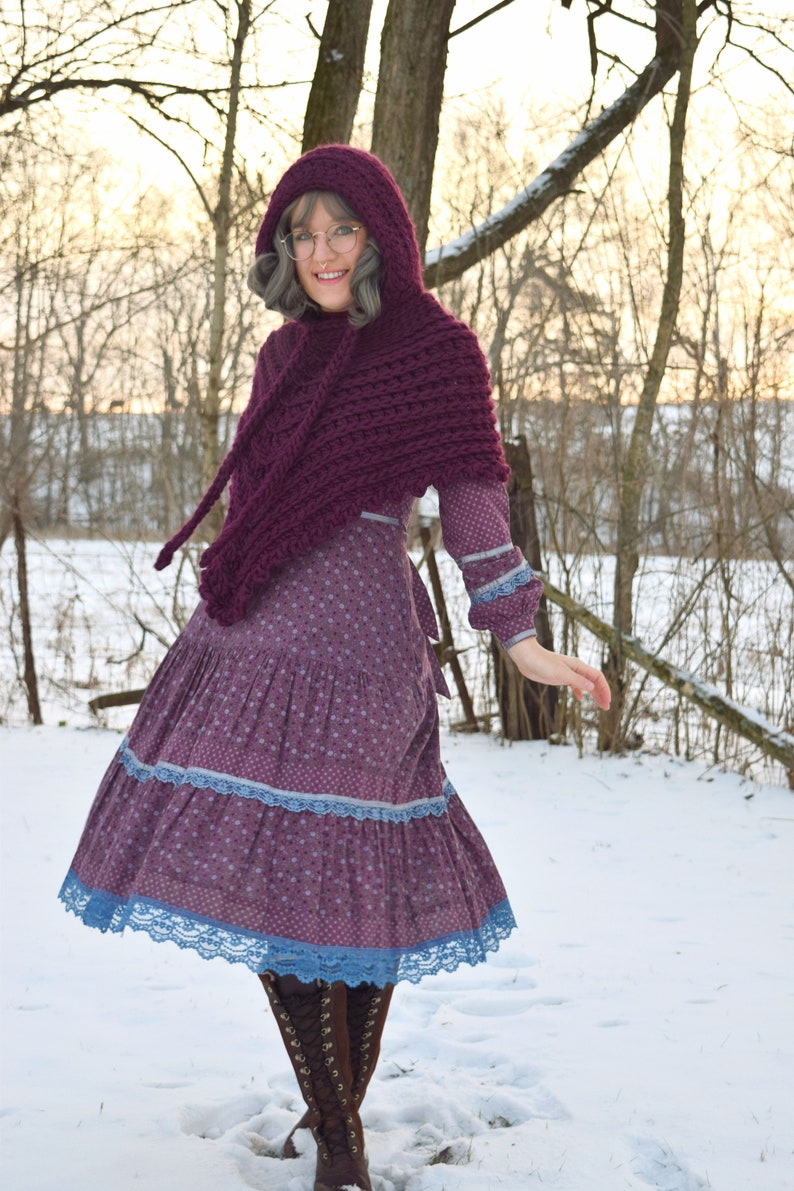 Crochet PATTERN: Babushka Cowl / Convertable Cowl / Poncho - Etsy