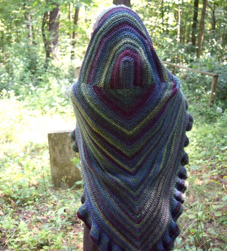 Crochet PATTERN: Novella Shawl / Hooded Faux Fur Trim Shawl / - Etsy ...