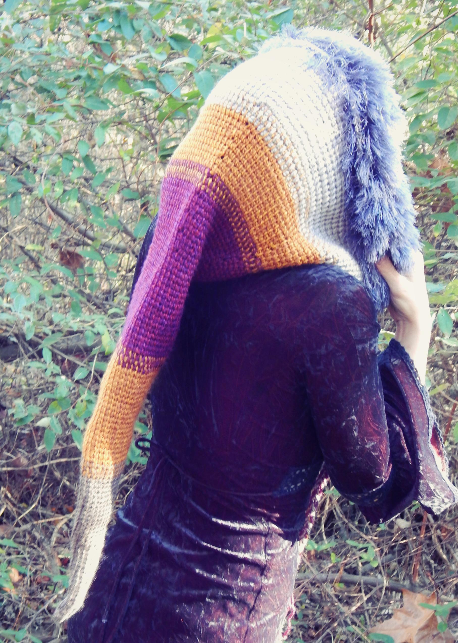 Crochet Trickster Hood Pattern: Elven Pixie Art Yarn Faux Fur (PDF ...