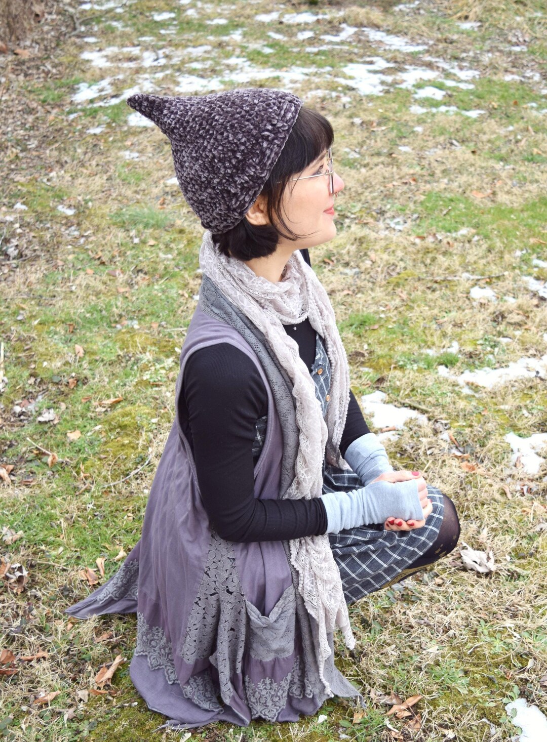 Crochet Pattern: Velvet Pixie Elf Hat (PDF Digital File) - Etsy