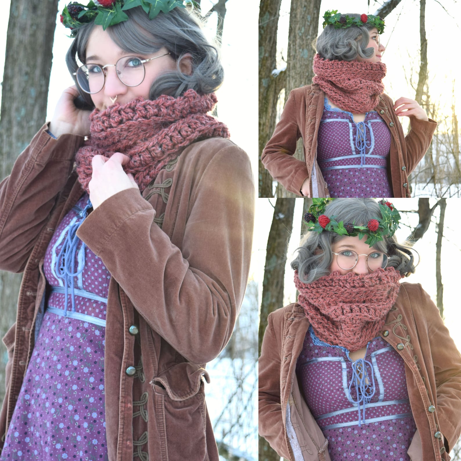 Crochet PATTERN: Babushka Cowl / Convertable Cowl / Poncho - Etsy