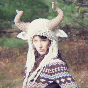 Crochet PATTERN: Krampus Hat / Ram Hat / Goat Hat / Wild Thing Hat ...