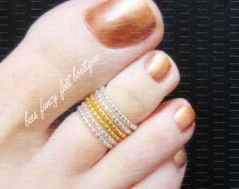 Elastic toe ring | Etsy