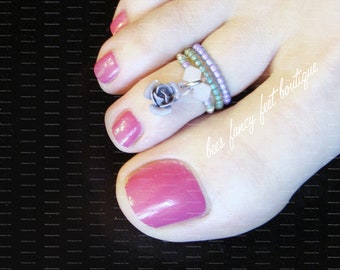Elastic toe ring | Etsy