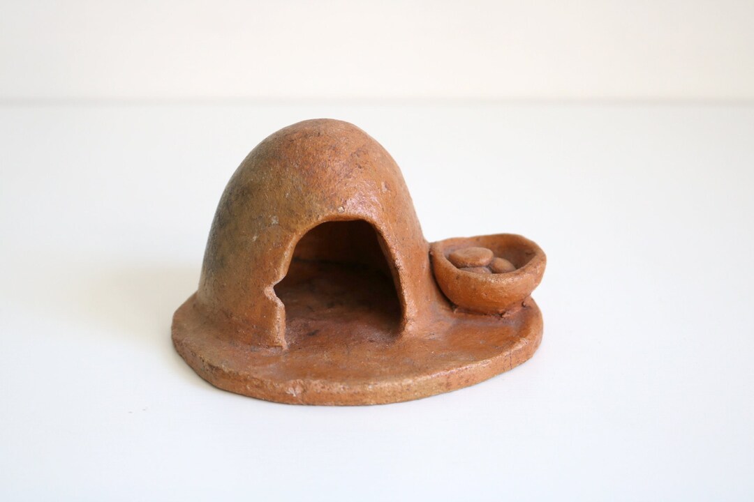 Terracotta Hut Incense Burner - Etsy