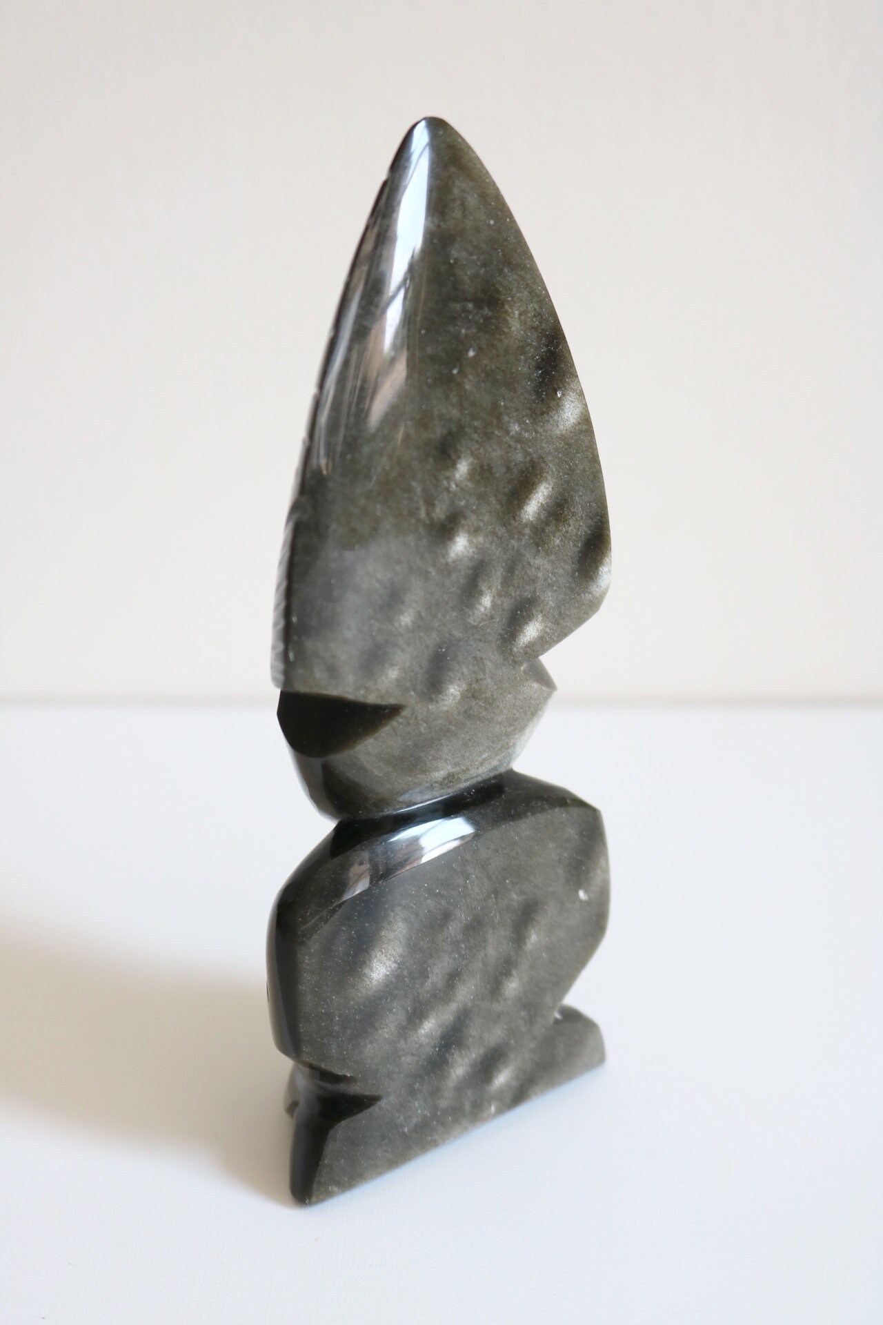 Aztec Gold Sheen Obsidian Statue - Etsy