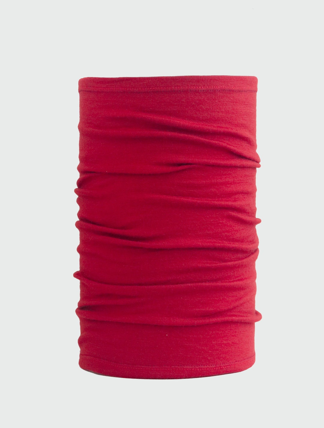 Lightweight Merino Neck Gaiter, Head Band and Face Covering in Poppy - Etsy