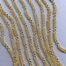 Priscilla Chain, Tiny Gold Bead Chain, Fancy Gold Chain, 5mm, 1FT - Etsy