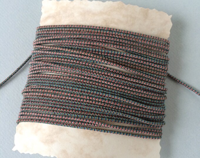 Vintage Elastic Cord, Multi Denim Cord, Vintage Stretch Cord, 1.5mm ...