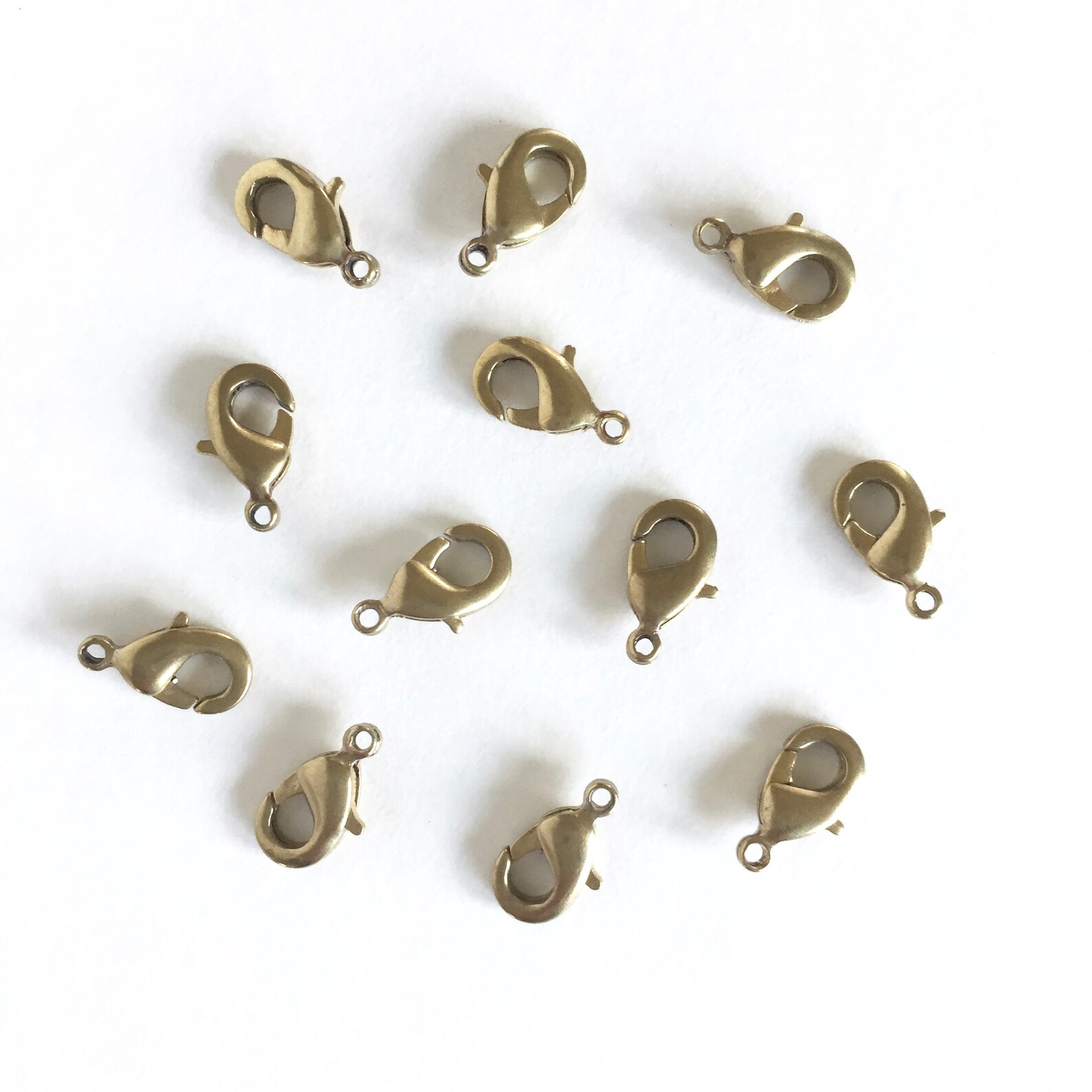 10mm Brass Lobster Claw Tiny Lobster Claw Clasp 20PCS - Etsy