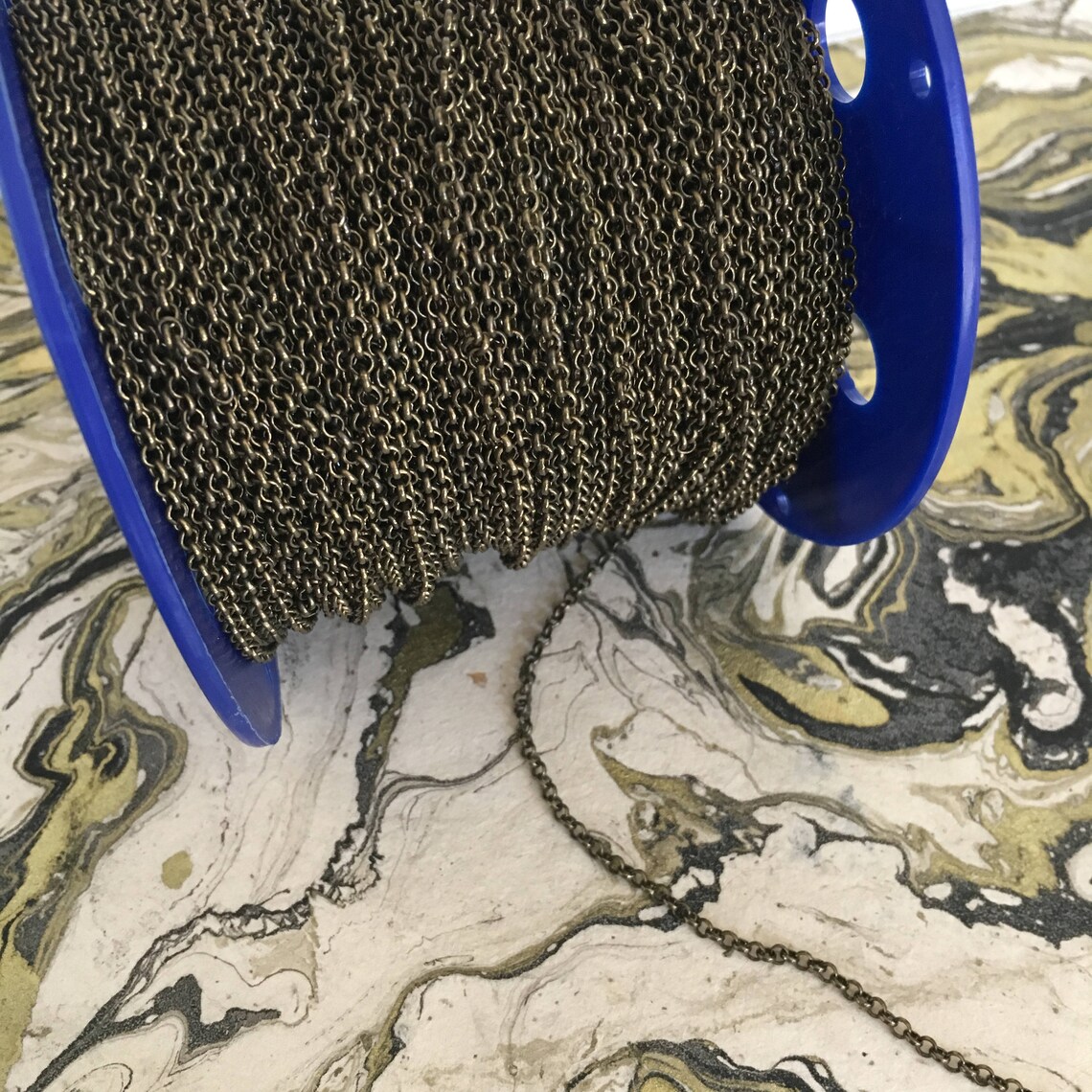 2.5mm Brass Ox Cable Chain Brass Belcher Chain 6FT - Etsy