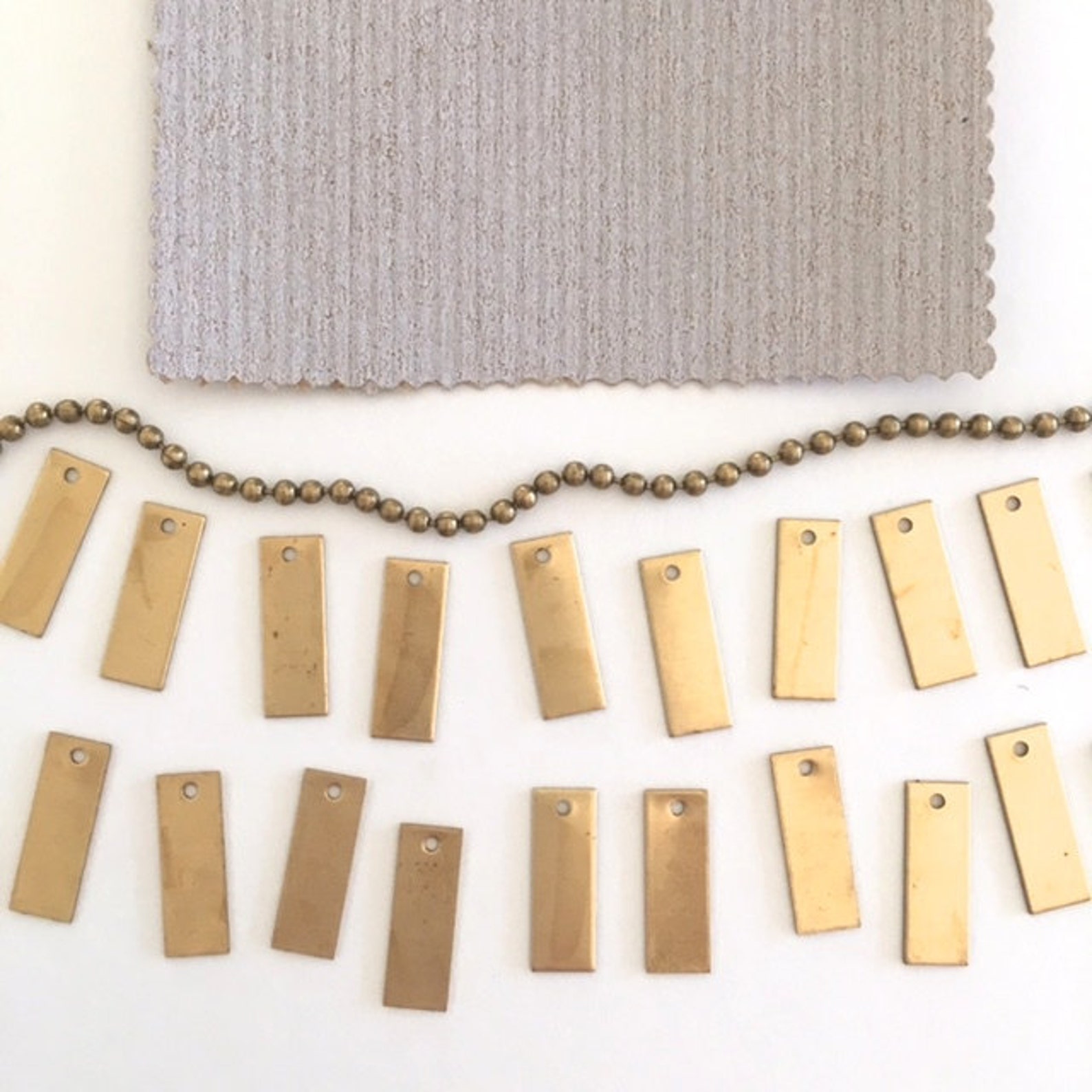 Name Tag Finding Hang Tag Square Name Tag 16mm 12PCS - Etsy