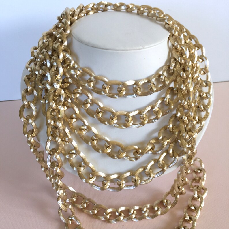 Jumbo Vintage Gold Aluminum Curb Chain Hip Hop Chain 20mm - Etsy