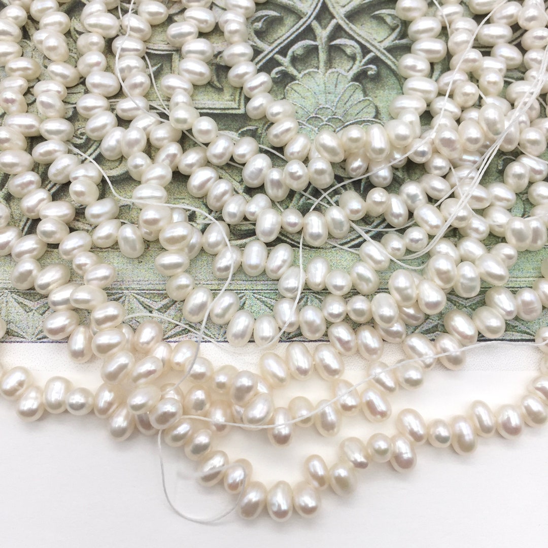 Fresh Water Dancing Pearls, 4-5mm, 1 Strand, 16" - Etsy