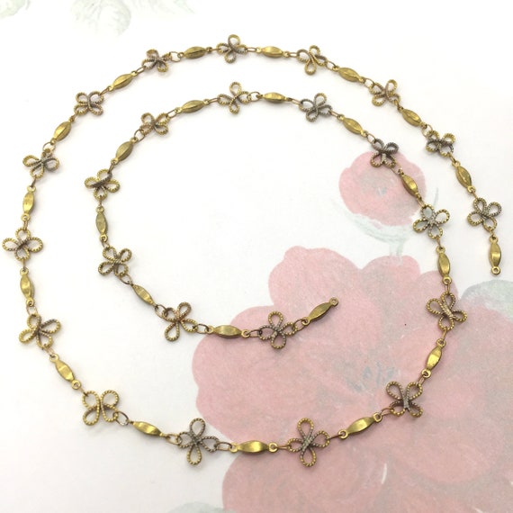 Tiny Flower Chain Daisy Chain Cast and Soldered Chain 6mm - Etsy