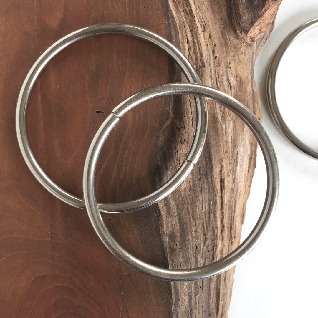 Vintage Heavy Steel Rings, Large Rings, 5", 1PC - Etsy