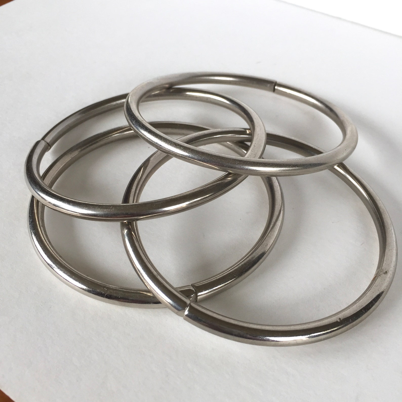 Vintage Heavy Steel Rings Large Rings 5 1PC - Etsy