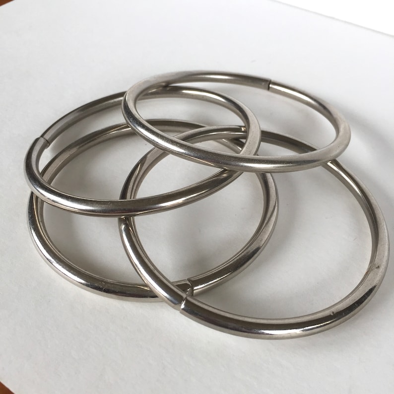 Vintage Heavy Steel Rings Large Rings 5 1PC - Etsy