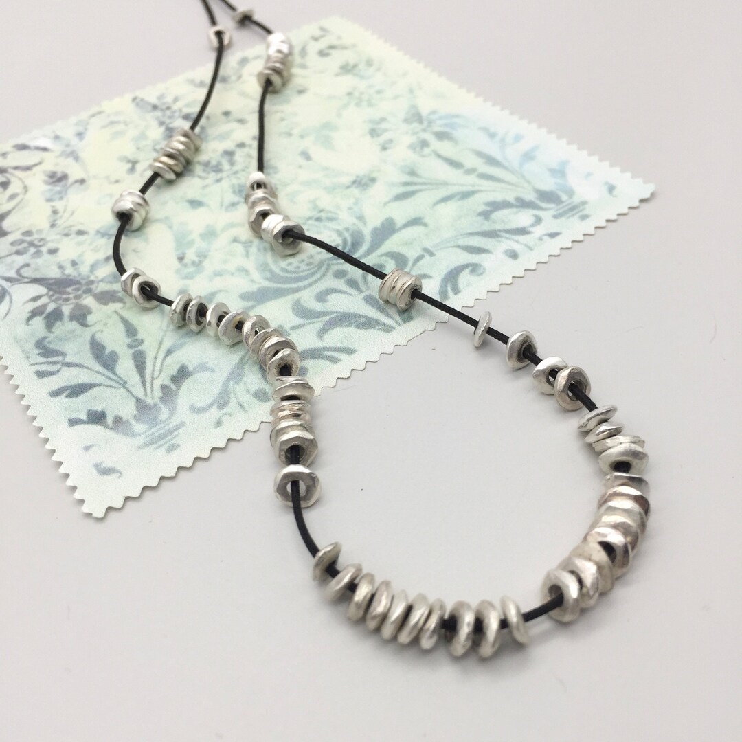 Vintage Cast Organic Silver Plate Spacers, 5.5mm-6mm, 25PCS, USA Made ...