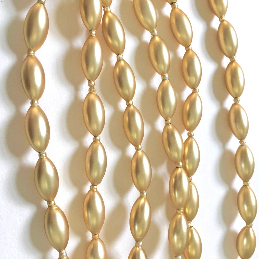 Vintage Gold Marquis Beads, Paper Mache Beads, 20mm, 18pcs - Etsy