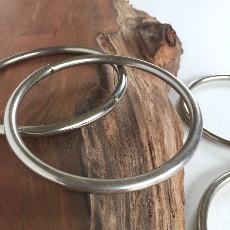Vintage Heavy Steel Rings, Large Rings, 5", 1PC - Etsy