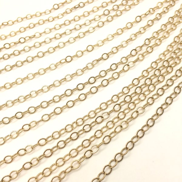 Brass Cable Chain - Etsy