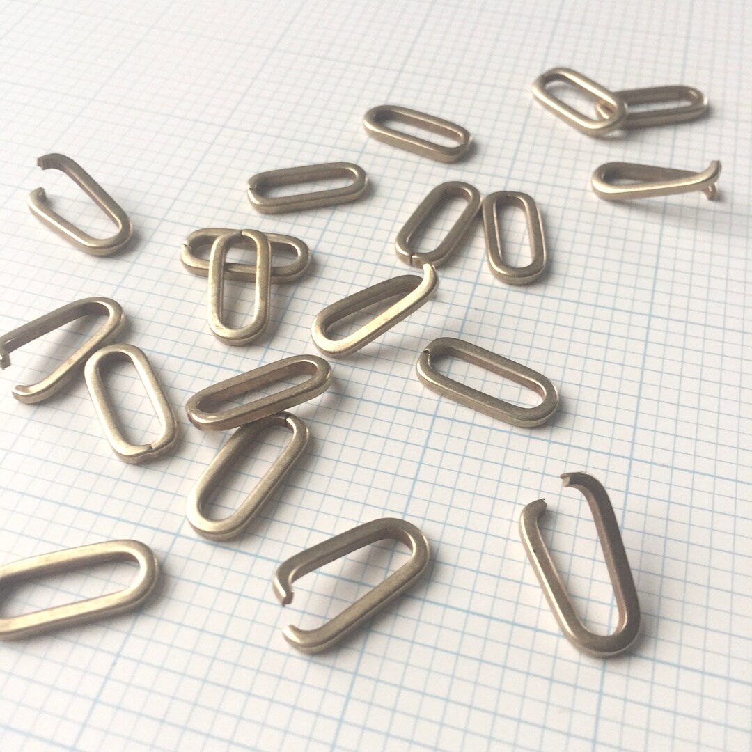 Brass Regency Links, Fancy Jump Rings, Long Connectors, 20mm, 20PCS - Etsy