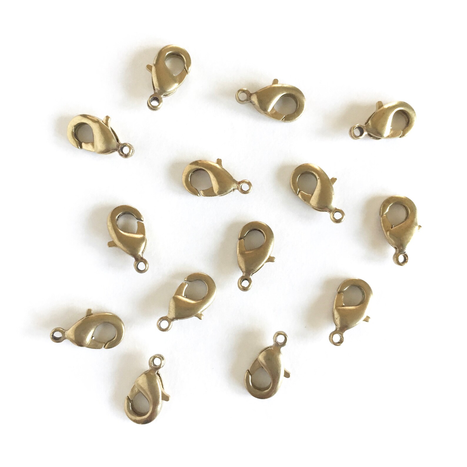 10mm Brass Lobster Claw Tiny Lobster Claw Clasp 20PCS - Etsy