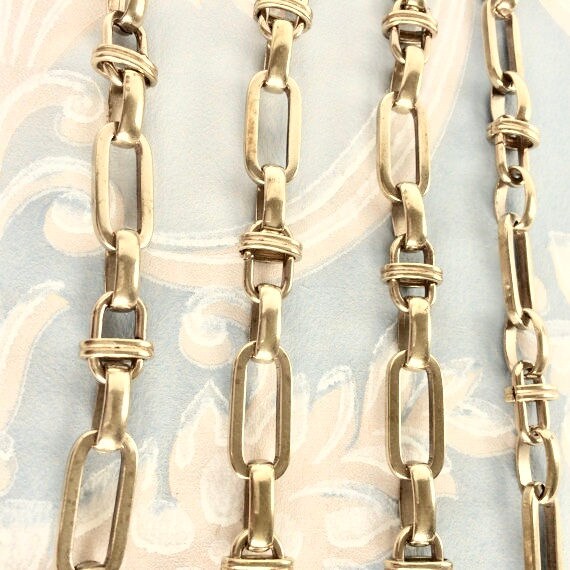 Vintage Regency Chain, Heavy Brass Chain, Large Fancy Chain, 20mm, 1FT ...