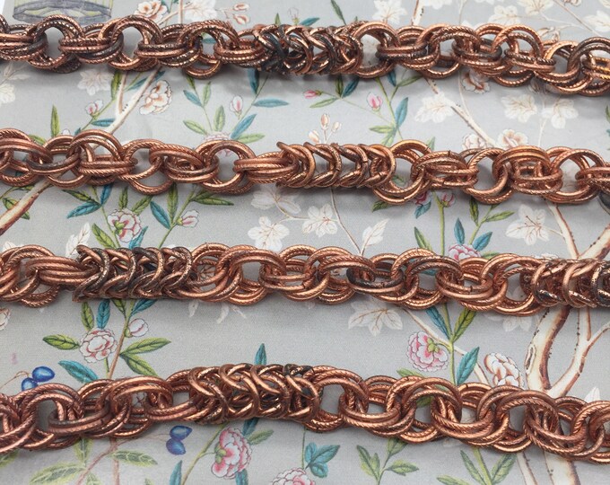 Remnant Sale Vintage Double Cable Chain, 9mm, 27 Inches. - Etsy