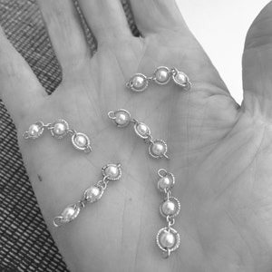 Vintage Glass Pearl Findings, 1" Long, 12 PCS - Etsy