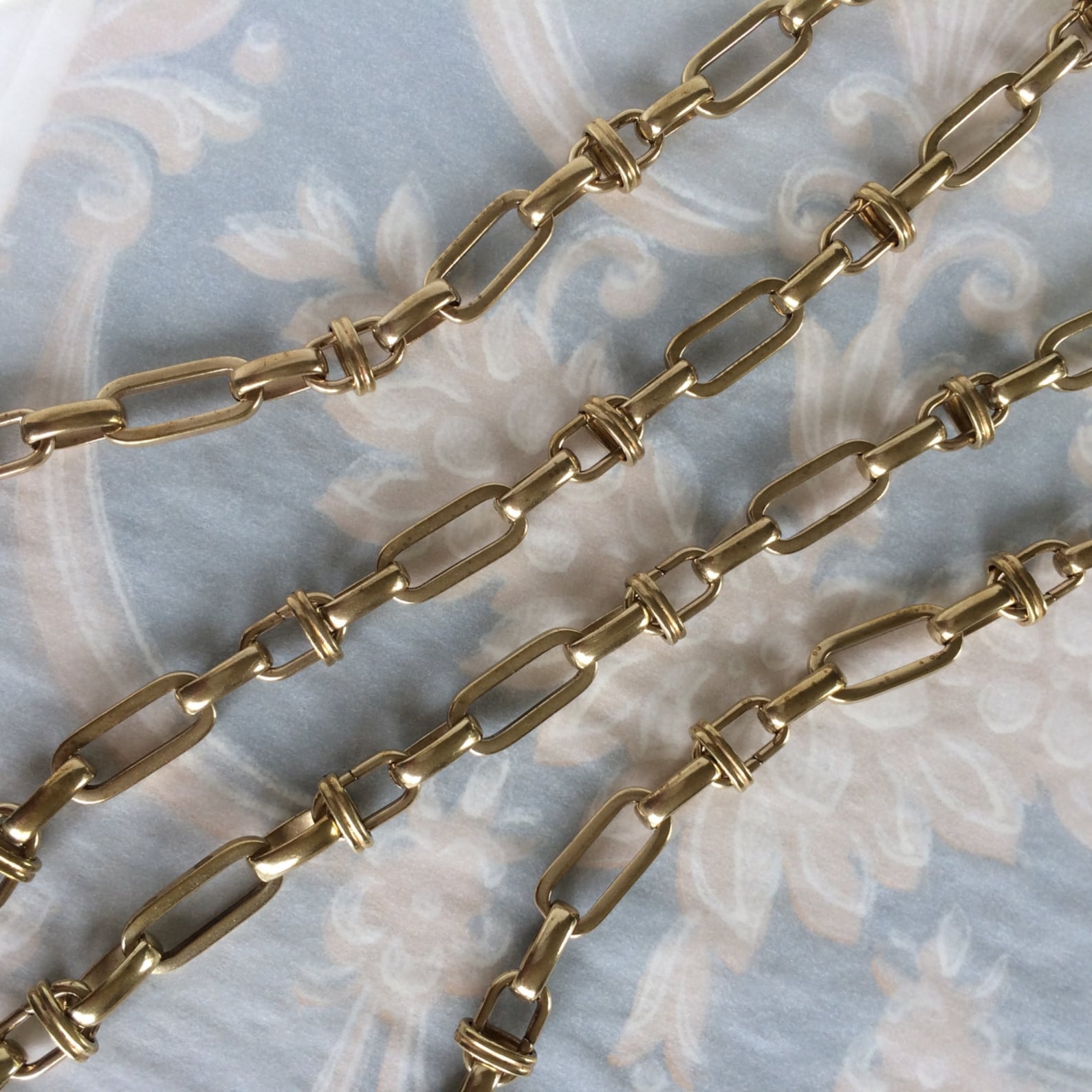 Vintage Regency Chain, Heavy Brass Chain, Large Fancy Chain, 20mm, 1FT ...