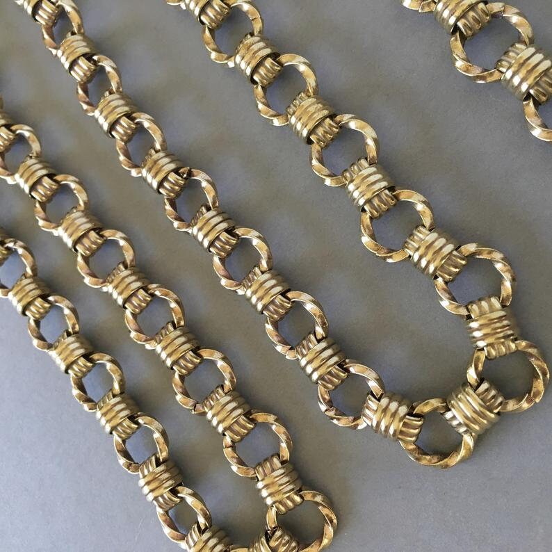 Vintage Fancytwist Chain XL Fancy Chain 13mm 6 - Etsy