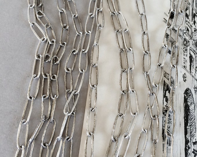 Long Silver Ox Chain Long Cable Chain 13mm 2.5FT - Etsy