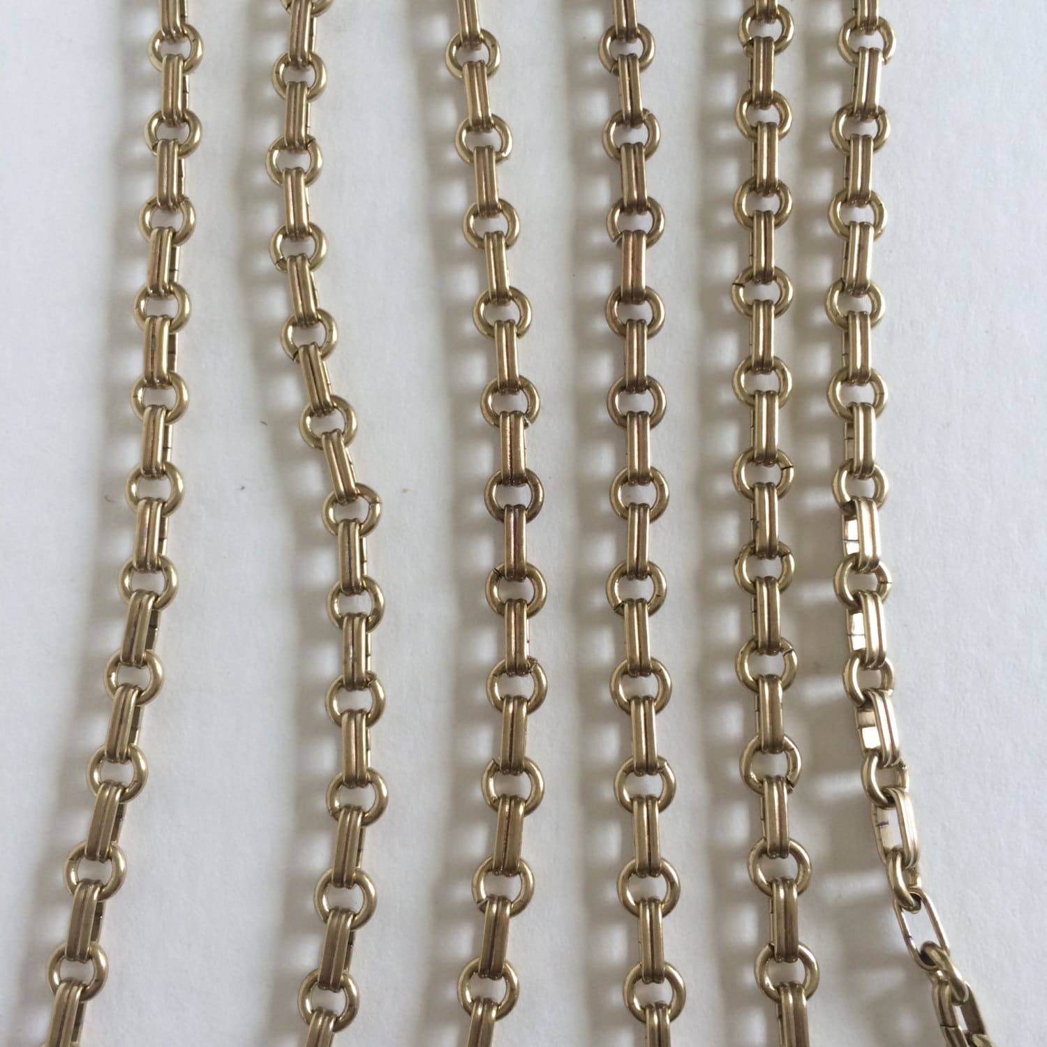Vintage Rollo Chain Fancy Brass Chain Industrial Chain 5mm | Etsy